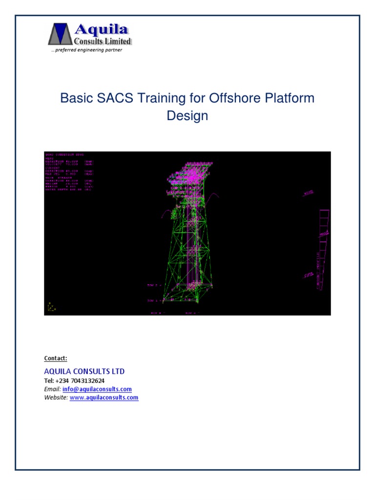 Basic SACS Training | PDF | Structural Engineering | Structural Load