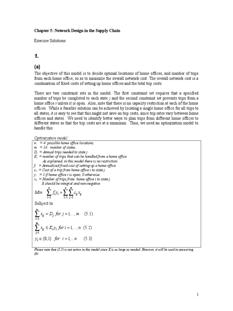 Chapter 5 Exercise Answers | PDF | Mathematical Optimization | Profit (Accounting)