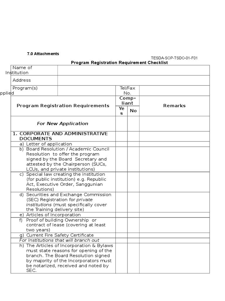 Program Registration Forms Land-Based | PDF | U.S. Securities And ...
