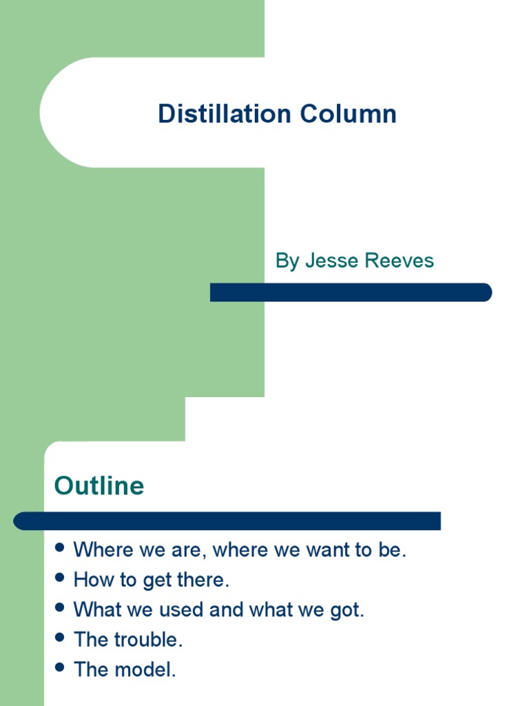 Distillation Column | PDF | Distillation | Separation Processes