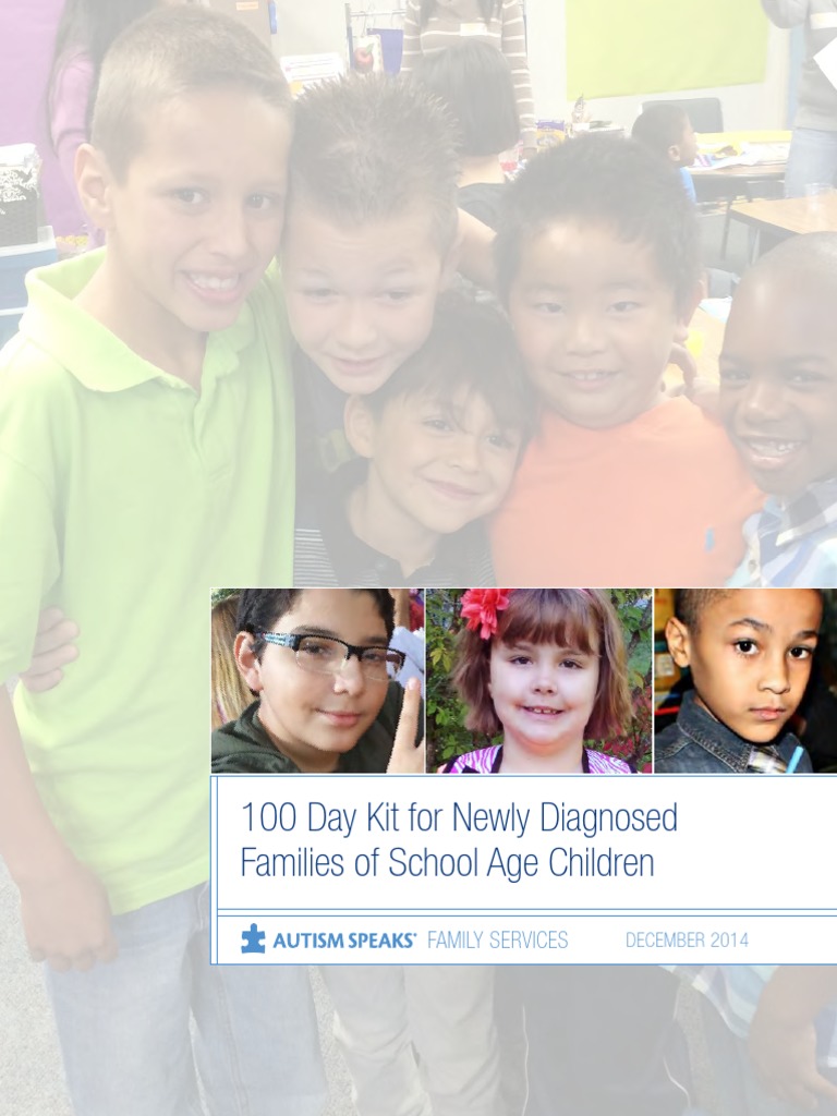 100 Day Kit For School Age Children Final Small | PDF | Autism | Autism ...