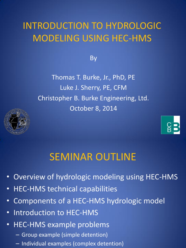 HEC HMS Training | PDF | Discharge (Hydrology) | Time Series
