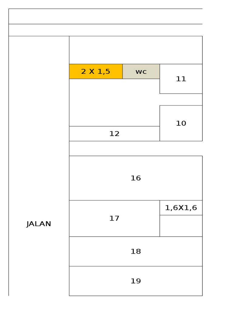 Denah Uptd Puskesmas Jereweh: Jalan Raya | PDF
