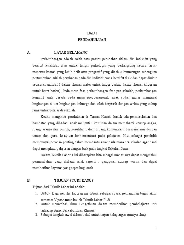 Contoh Teklab 2 | PDF