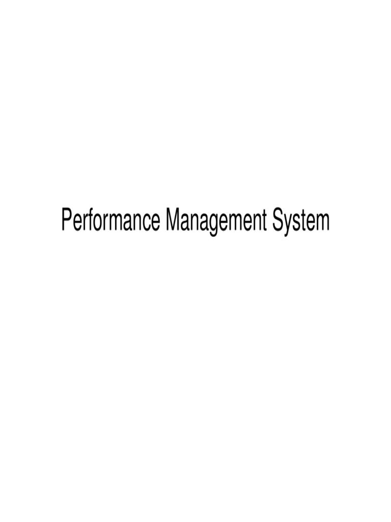 Performance Management Training Guide Pdf Performance Management