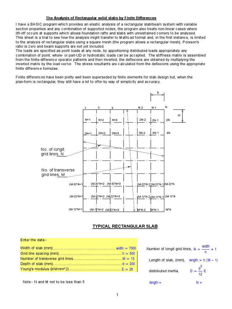Mathcad - Finite Difference Method | PDF | Finite Difference | Matrix ...