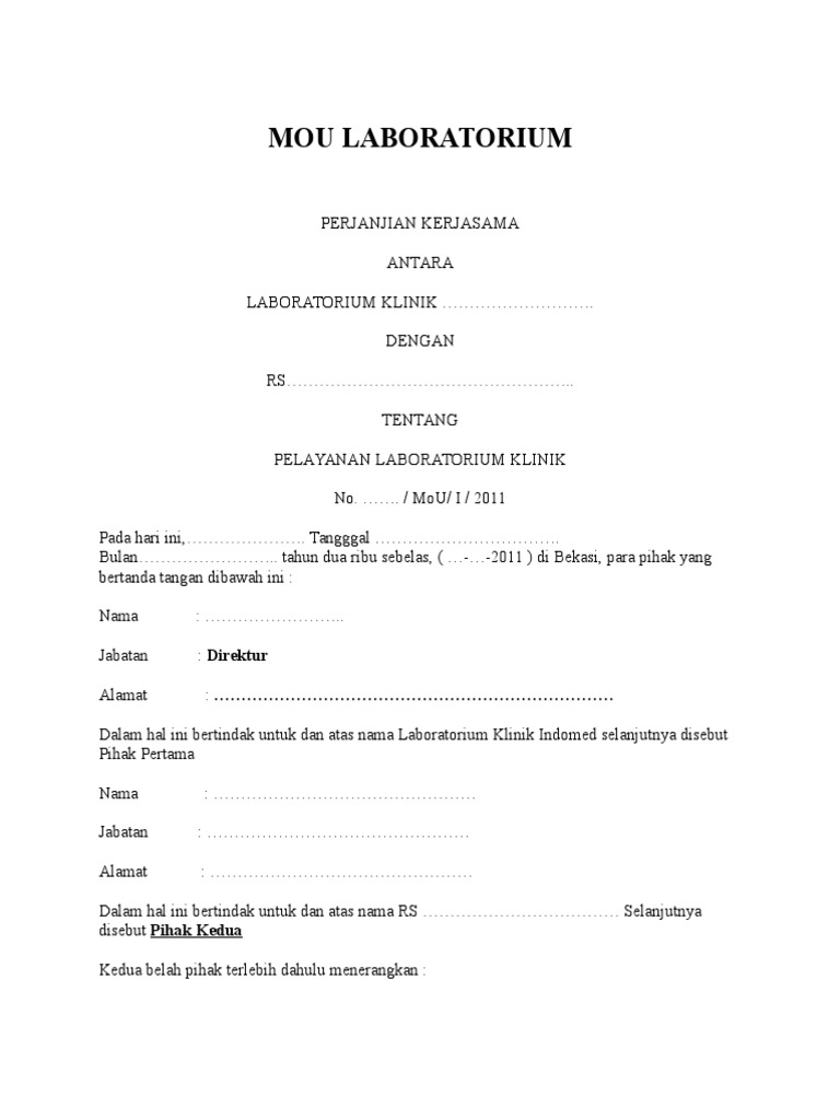Mou Laboratorium | PDF