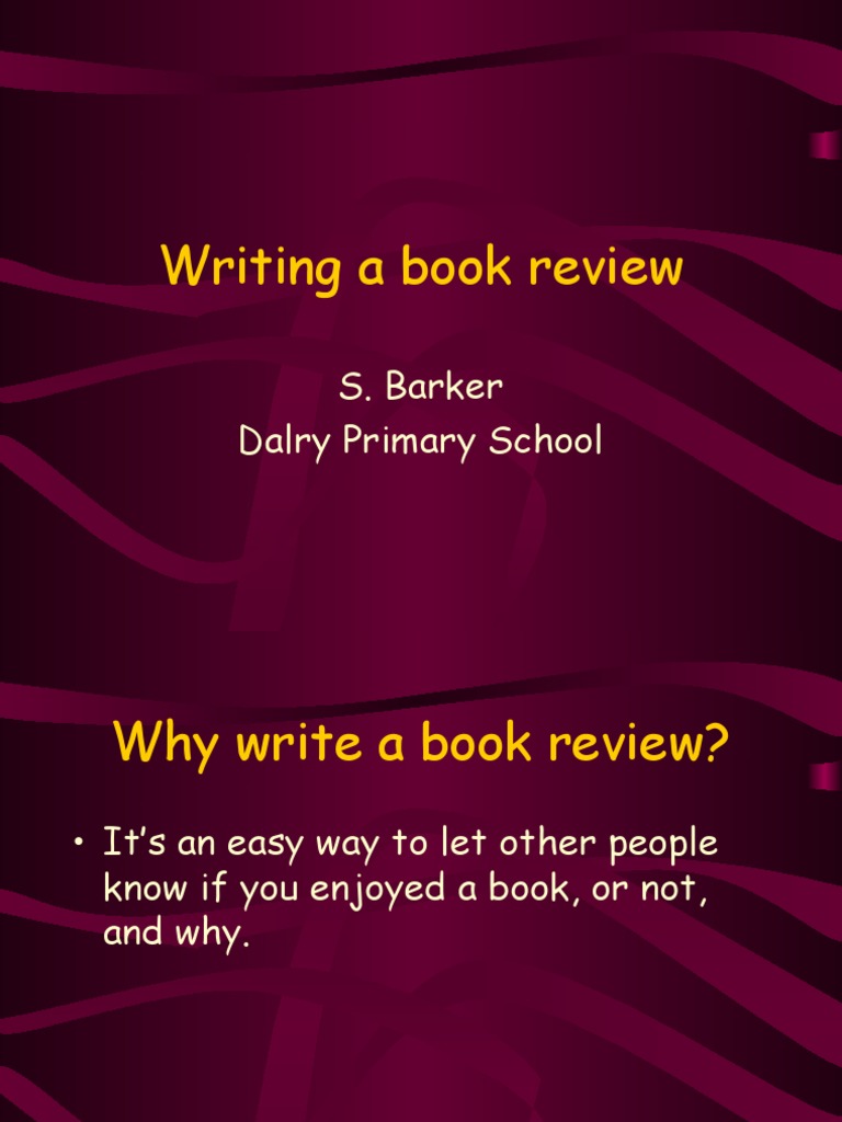 How to Write a Book Review Guide | PDF | Career & Growth | Self-Improvement
