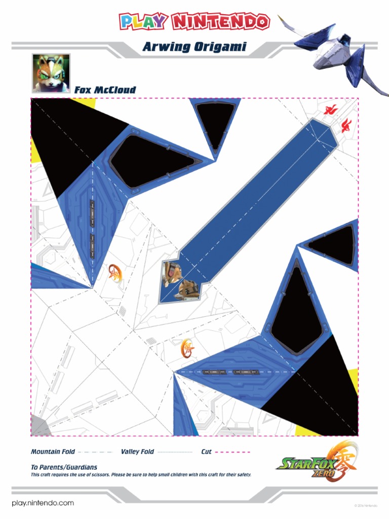 Star Fox Zero Origami Arwing 30yetNL | PDF