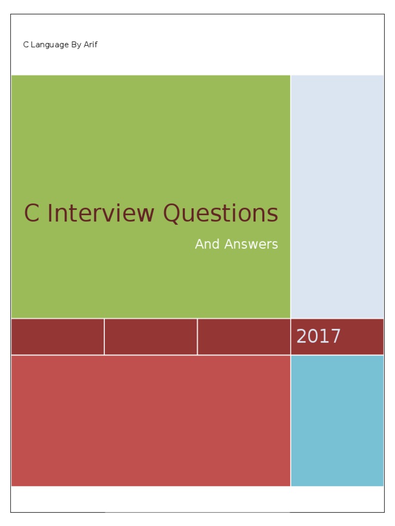 C Questions Pdf Pointer Computer Programming C Programming Language