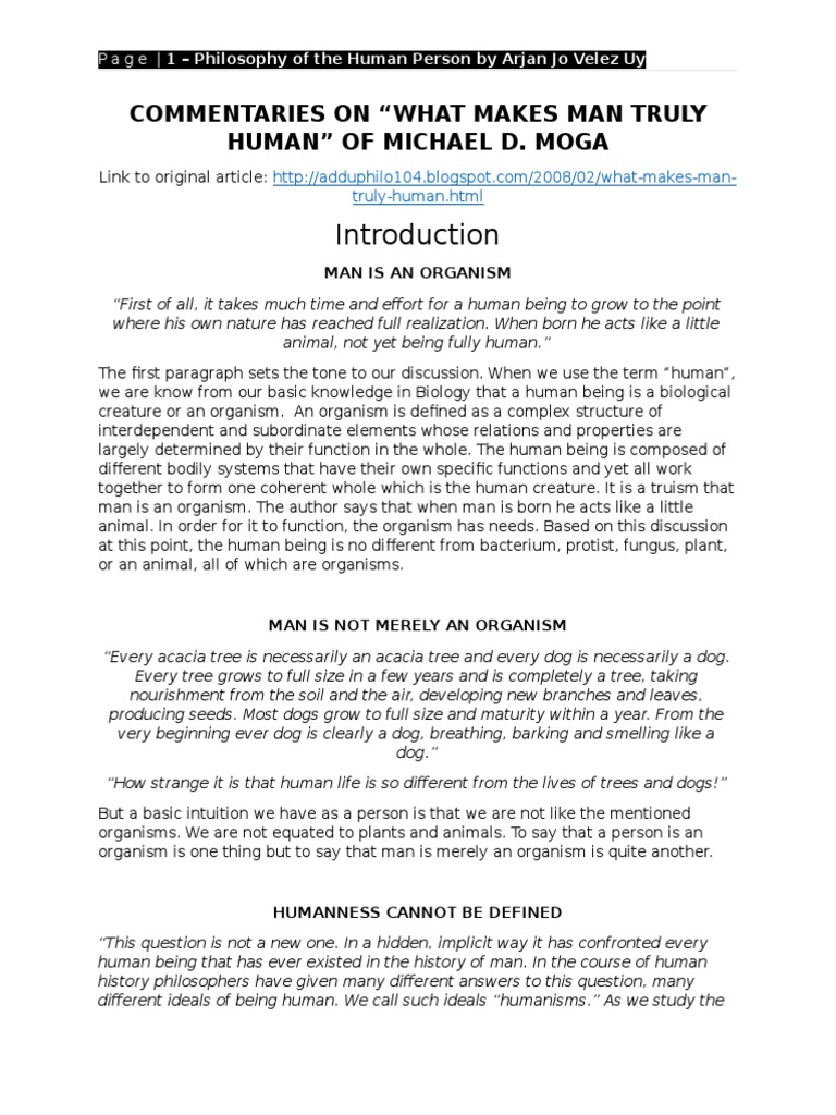 Man Is An Organism | PDF | Ātman (Hinduism) | Brahman