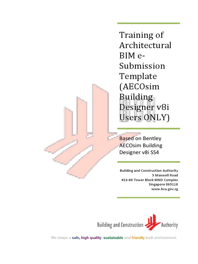 BIM Template Training Bentley July2013 | PDF | Building Information ...