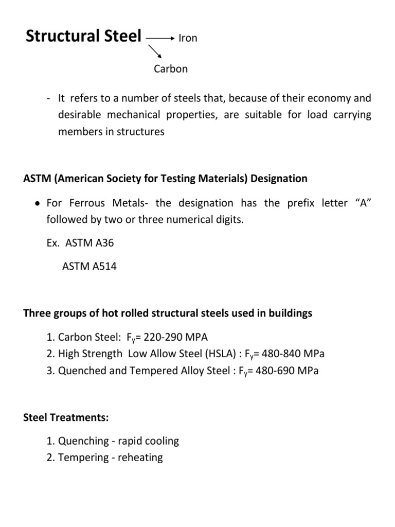 1 - Introduction To Steel Design PDF | PDF | Deformation (Engineering ...