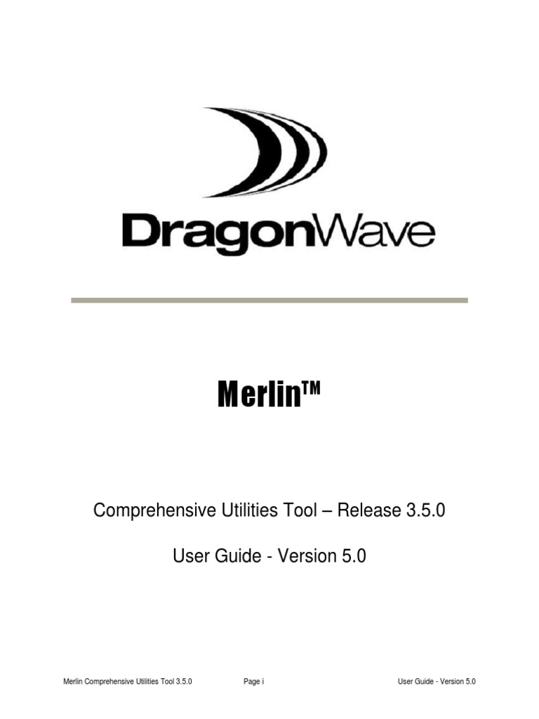Merlin User Guide 83-000041-01-05-00 Release 3.5 PDF | PDF | File ...