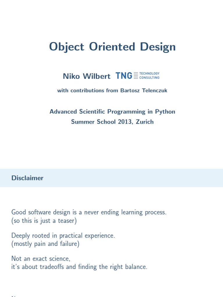 Oo Design 2013 | PDF | Inheritance (Object Oriented Programming ... Oo Design 2013 | PDF | Inheritance (Object Oriented Programming ...