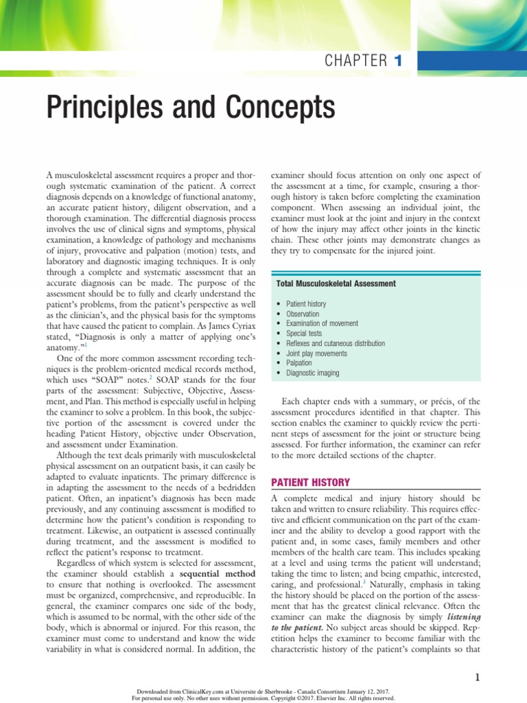 Chap1 Magee | PDF | Myofascial Trigger Point | Pain