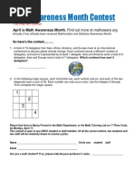 Purple Comet Math Meet | PDF