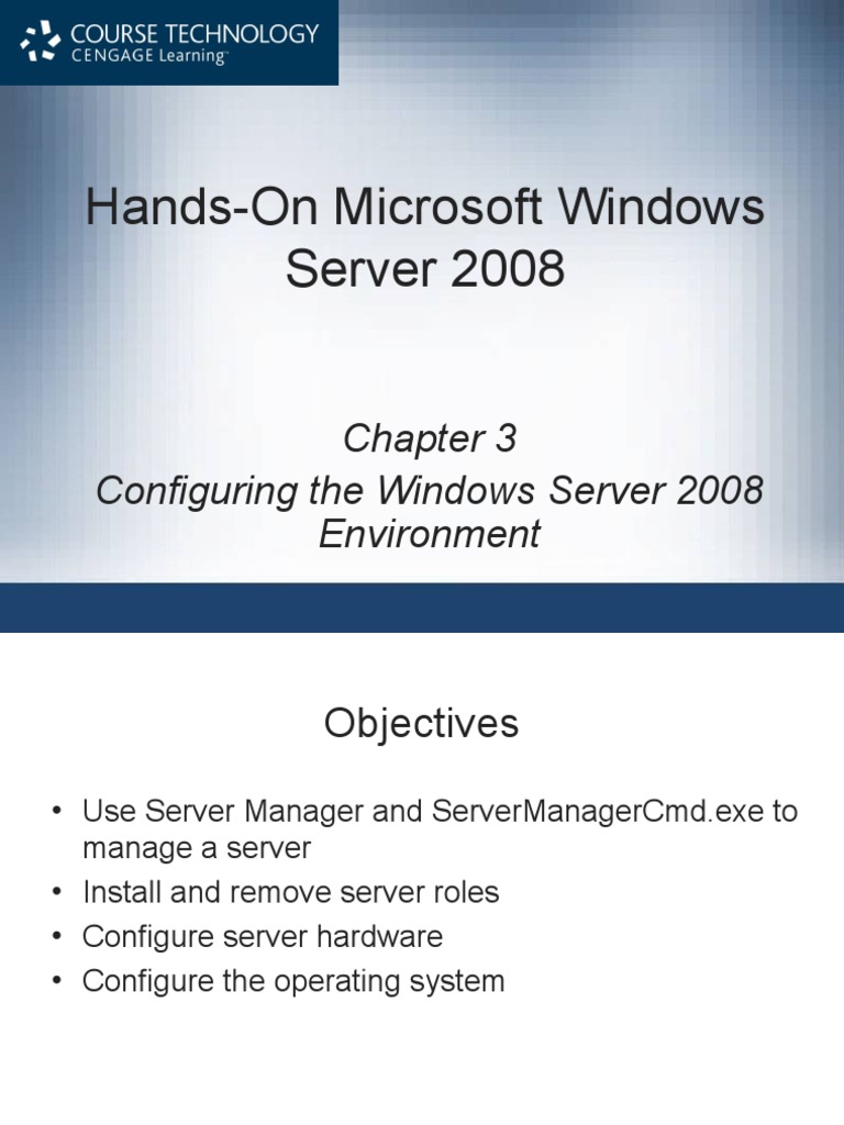 Windows Server 2008 Setup Guide | PDF | Windows Registry | Microsoft Windows