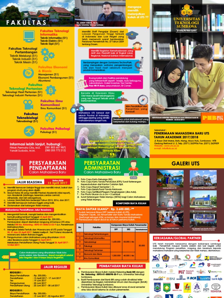 Brosur PMB UTS 2017 | PDF