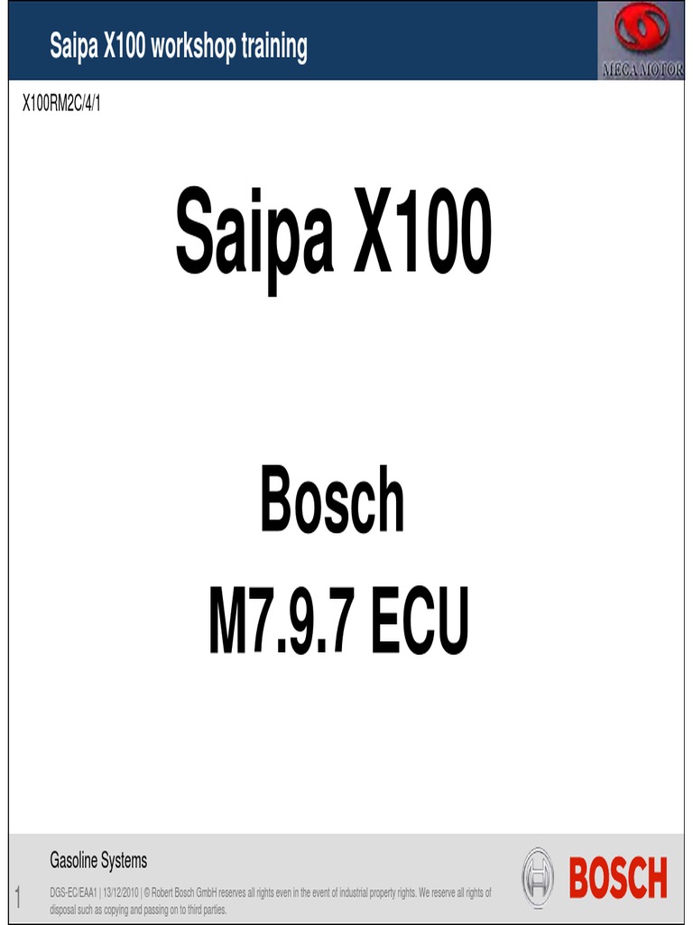 Bosch m7.9.7 PDF | PDF | Fuel Injection | Throttle