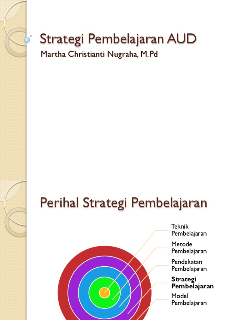 Strategi Pembelajaran Anak Usia Dini - 2 PDF | PDF