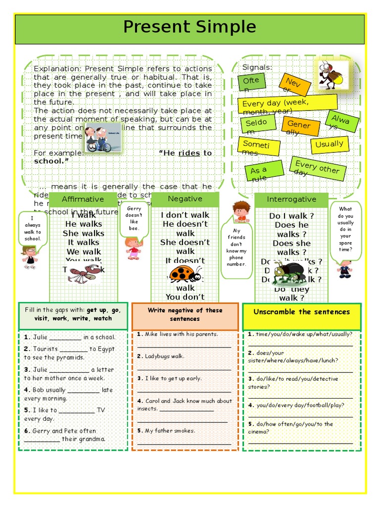 4826 Present Simple | PDF