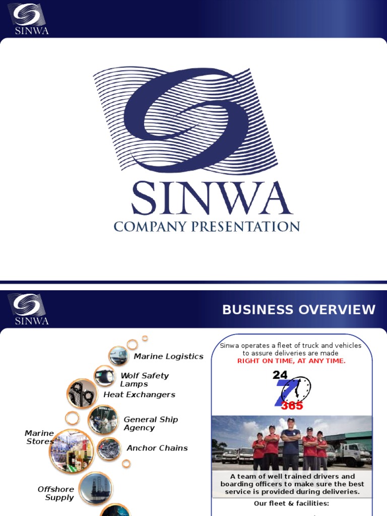 Sinwa Company Presentation | PDF