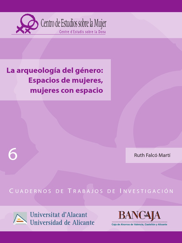FALCÓ, Ruth - Arqueología y Género PDF | PDF | Feminismo | Estudios de ...