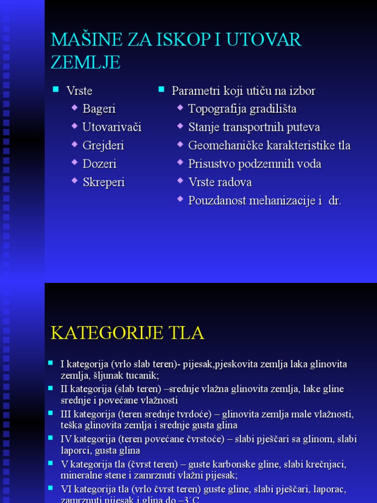 Gradjevinske Masine Zemljani Radovi 2017 - Gradevinske Masine I Uredaji ...