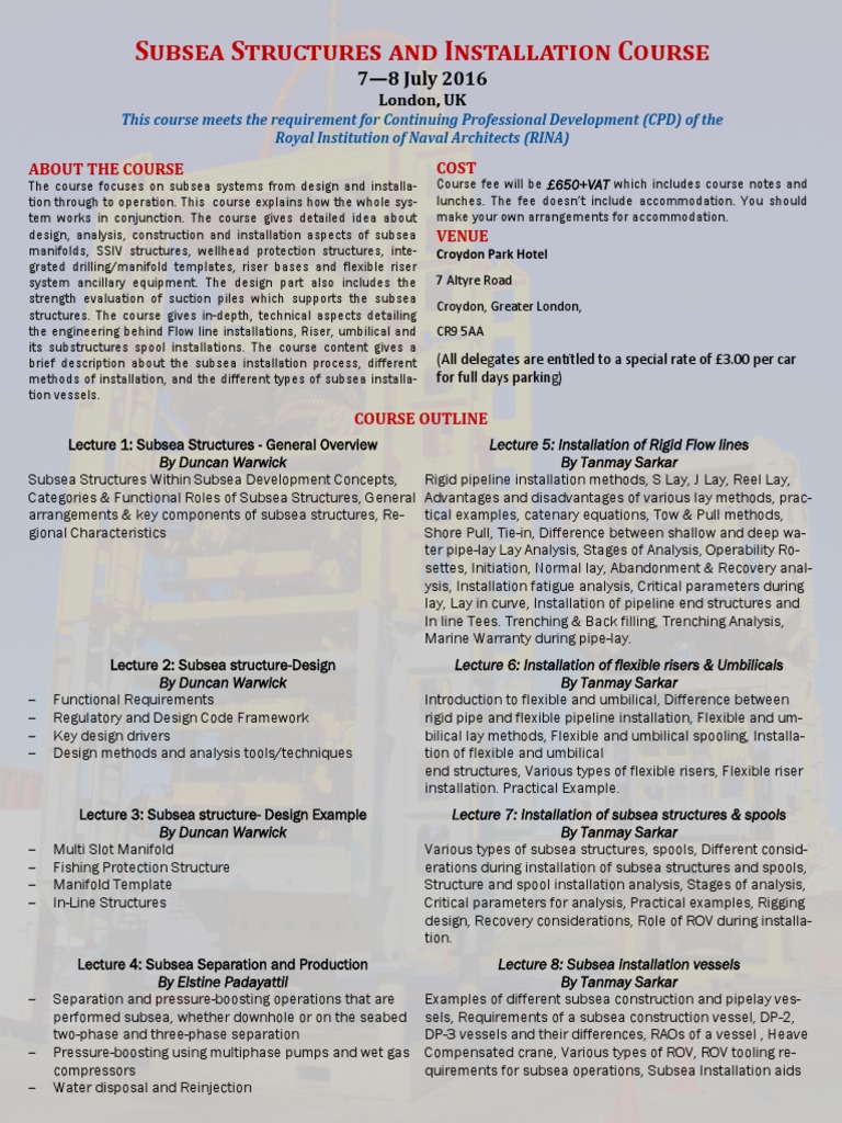 Subsea Structure | PDF | Subsea (Technology) | Naval Architecture