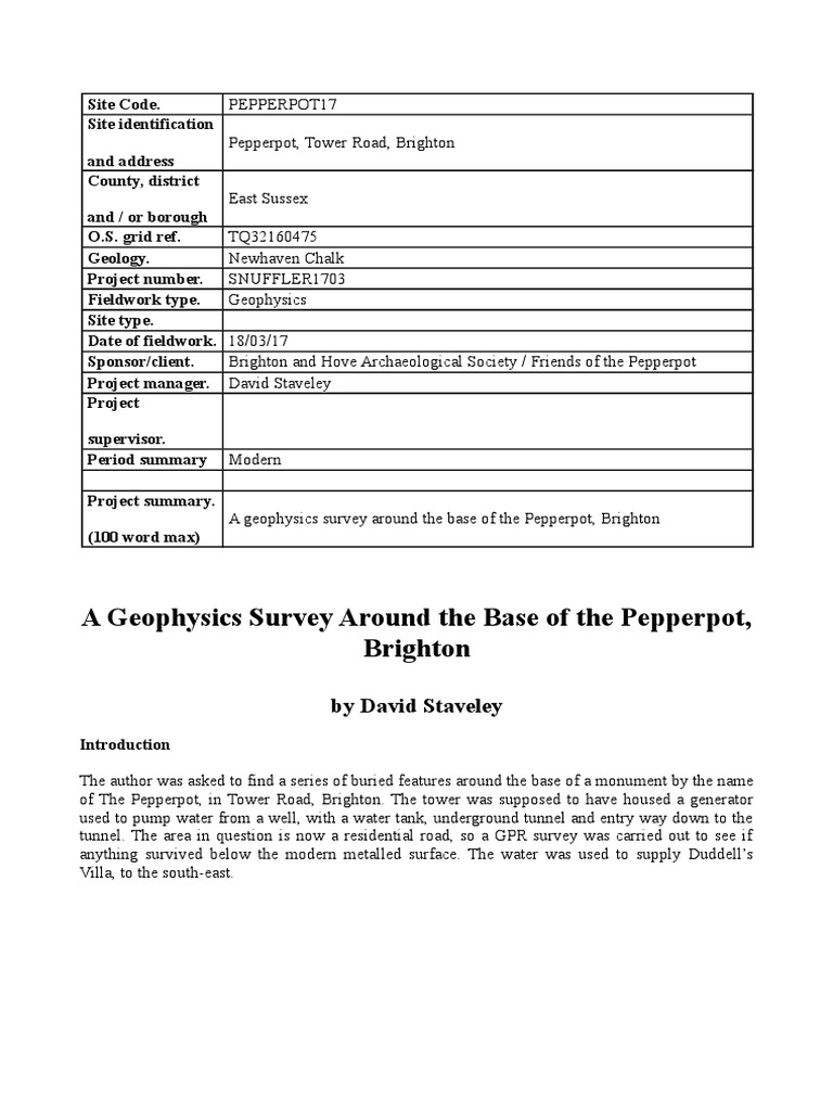 Snuffler 1703 | PDF | Map | Tunnel