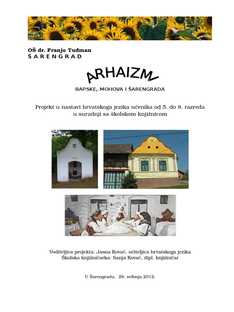 Arhaizmi Istočne Slavonije | PDF