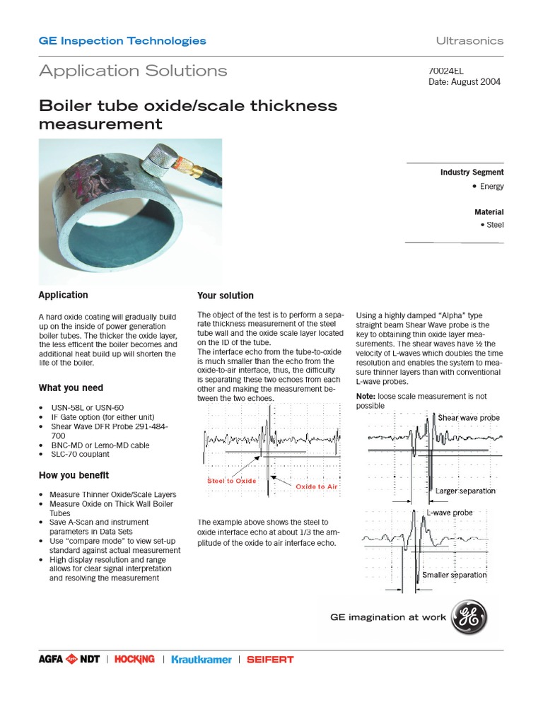 Boiler Tube Oxide-Scale Thickness Measurement - GEIT Application PDF ...