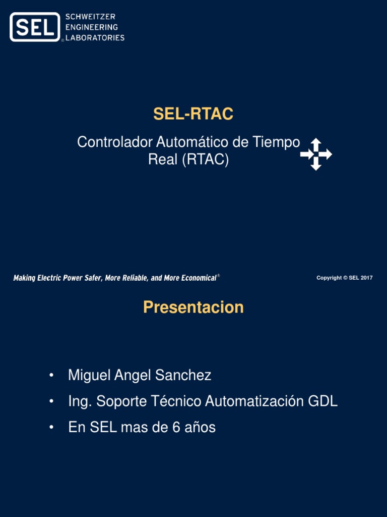 Introduccion SEL-RTAC | PDF | USB | Bienes manufacturados