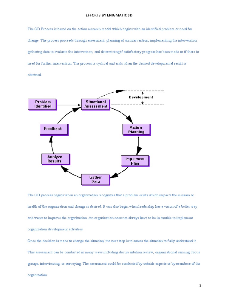 The OD PROCESS | PDF | Non Governmental Organization | Organization ...