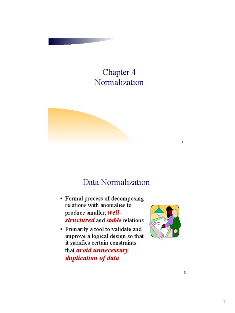 Ch04 Normalization | PDF | Data Model | Information Technology Management