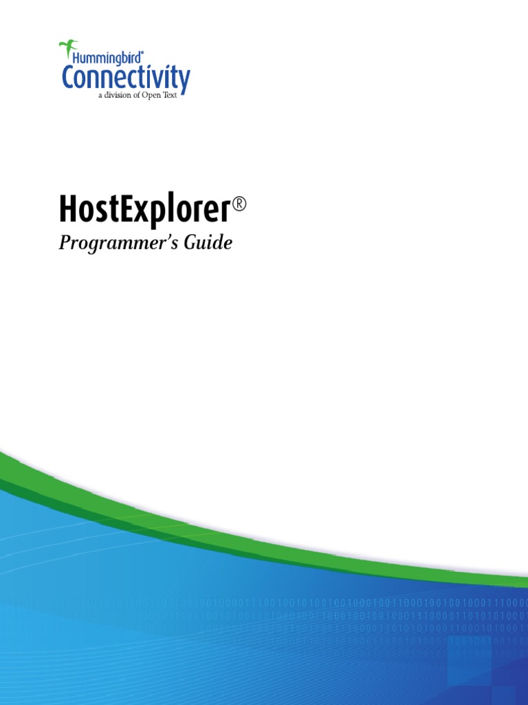 Programacion Del HostExplorer PDF | PDF | Component Object Model ...