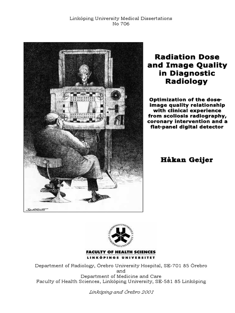 Radiation Dose and Image Quality in Diagnostic Ra | PDF | Absorbed Dose ...