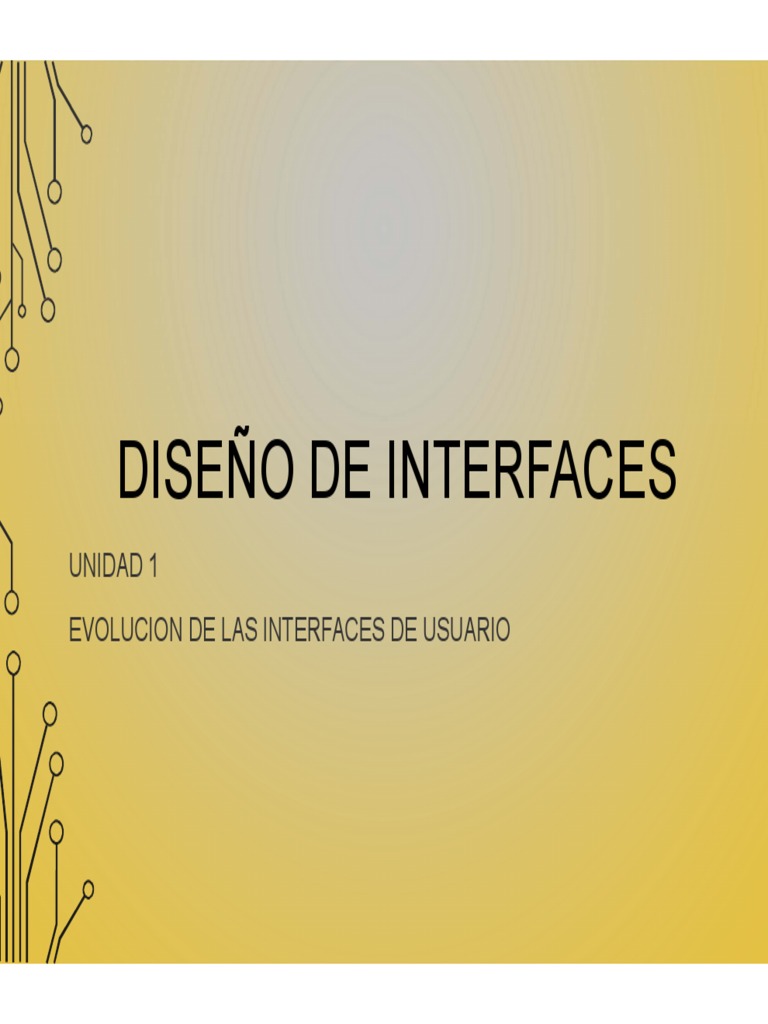 1.1 - Evolución de Las Interfaces | PDF | Interfaces gráficas de ...