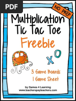 Tic Tac Toe Game Instructions and Rules | PDF
