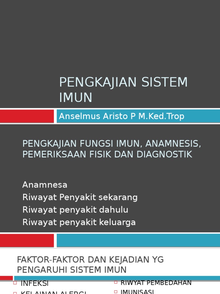 Pengkajian Sistem Imun | PDF