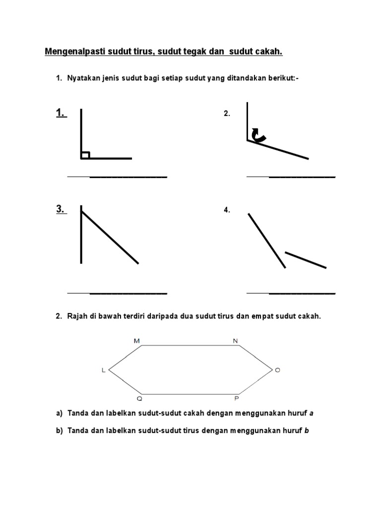 Mengenalpasti Sudut Tirus | PDF
