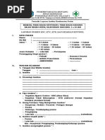 Formulir Laporan Insiden Keselamatan Pasien | PDF