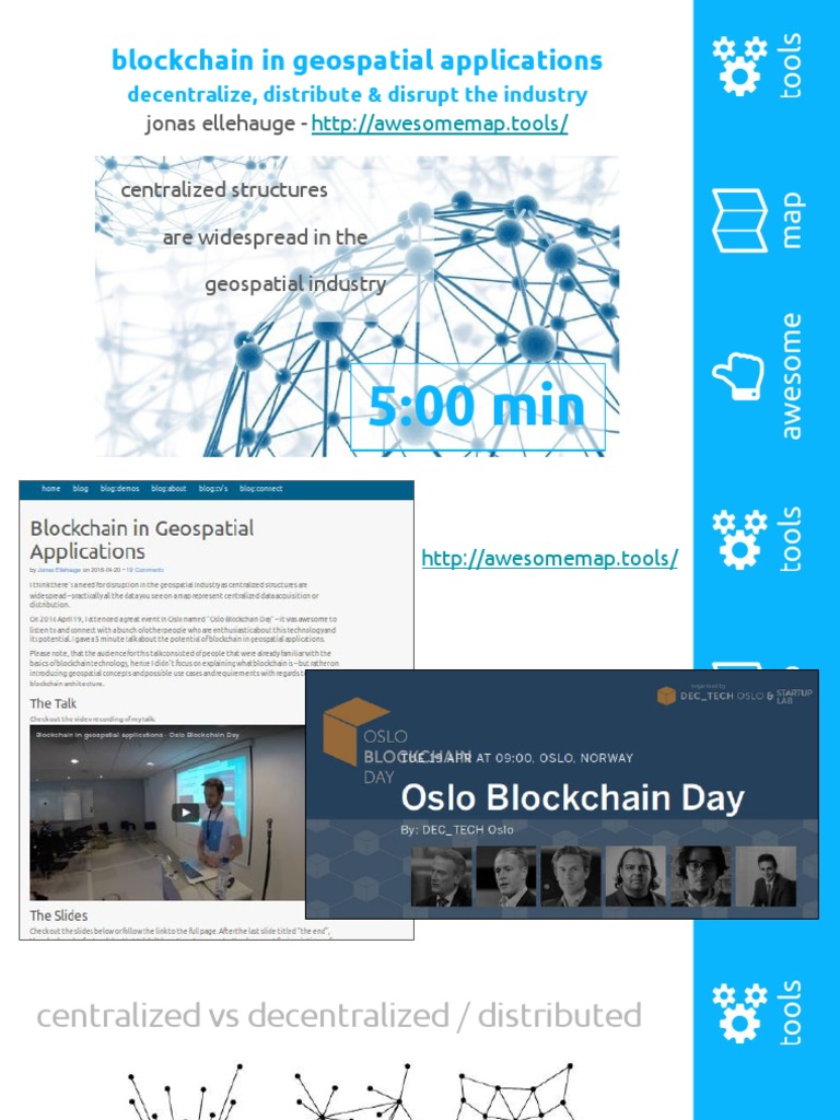 GIS&Blockchain | PDF | Blockchain (Database) | Digital Technology