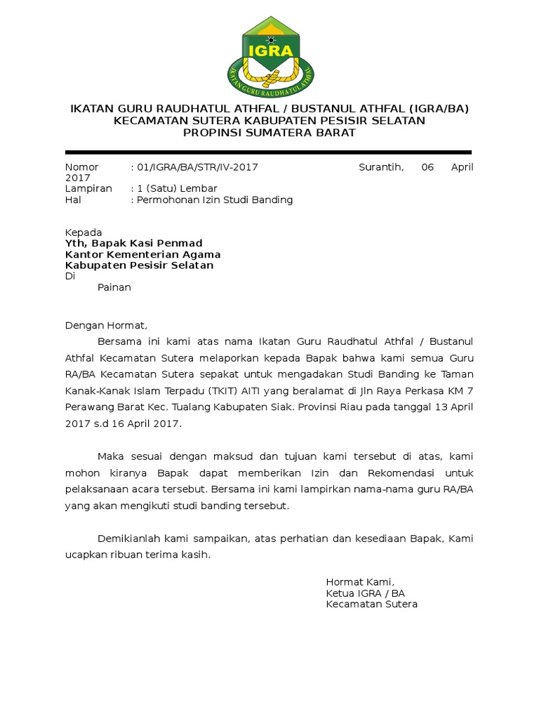 Ikatan Guru Raudhatul Athfal | PDF