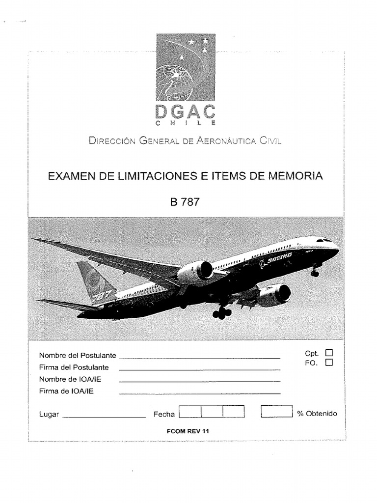 Master Limitaciones y Recall B787 | Download Free PDF | Spaceflight ...