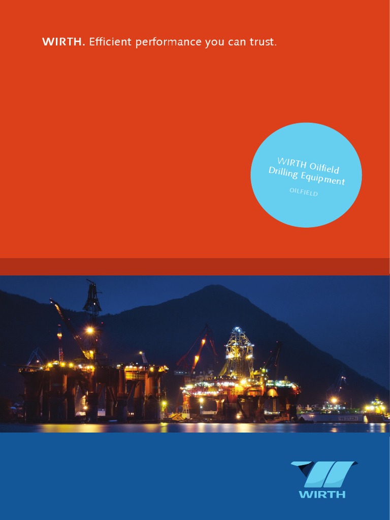 WIRTH Oilfield Drilling Equipment Catalogue 20070 PDF | PDF | Pump | Brake