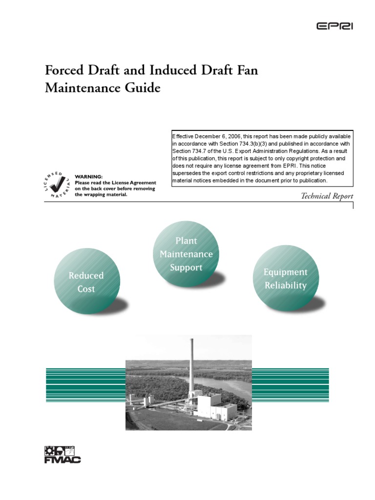 Forced Draft and Induced Draft Fan | Bearing (Mechanical) | Boiler