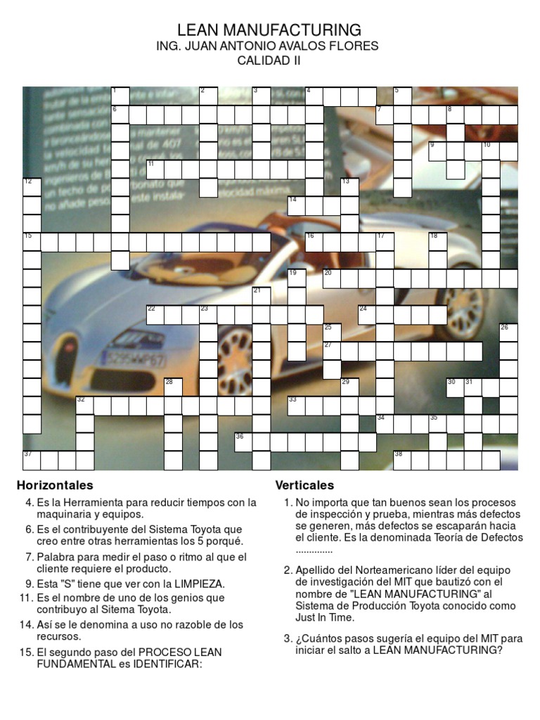 LM Puzzle | PDF | Lean Manufacturing | Fabricación e ingeniería