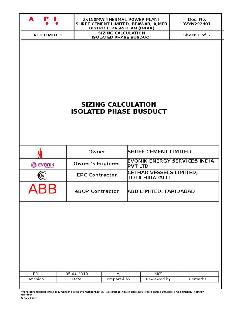 Ipbd Sizing r1 | PDF | Transformer | Electric Power